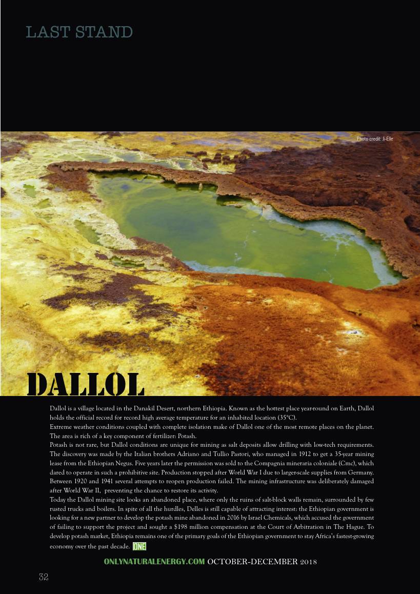 Dallol - ONE Only Natural Energy