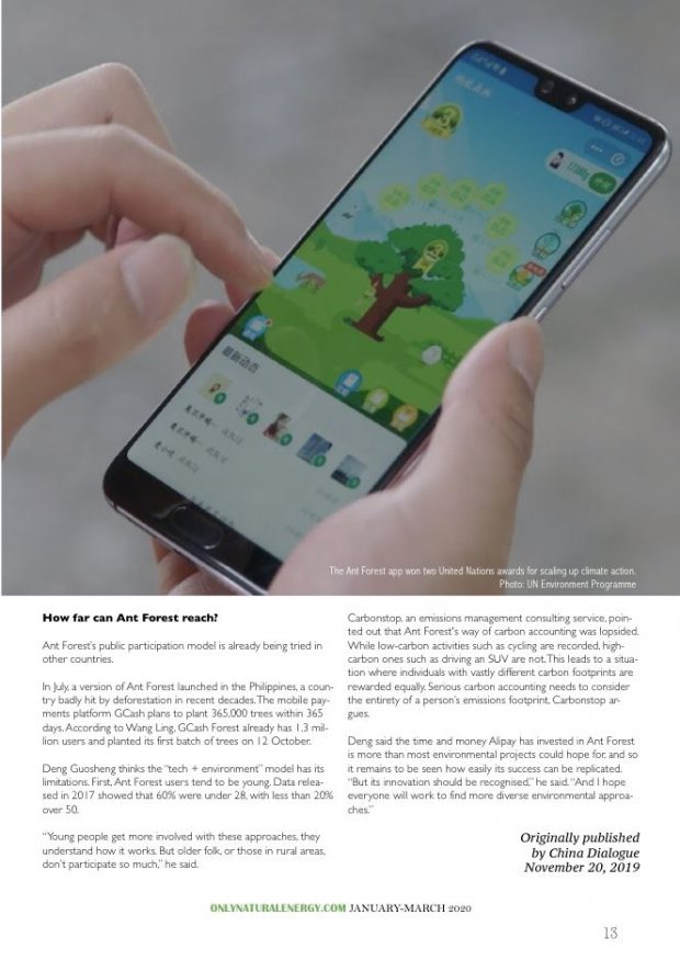 Can mobile payment apps spur green living? - ONE Only Natural Energy