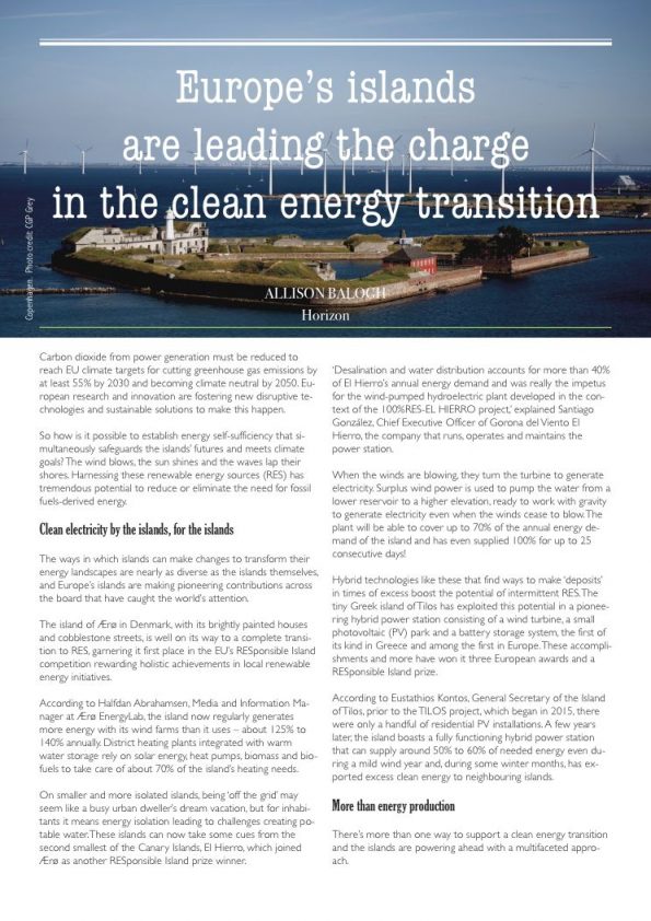 Europe’s islands are leading the charge in the clean energy transition ...
